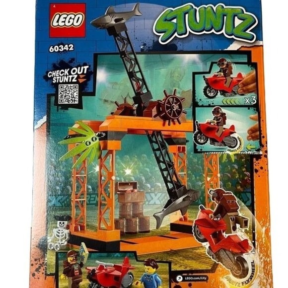 Lego | Toys | Lego City 6342 Stuntz Shark Attack Stunt Challenge 22 Pcs ...